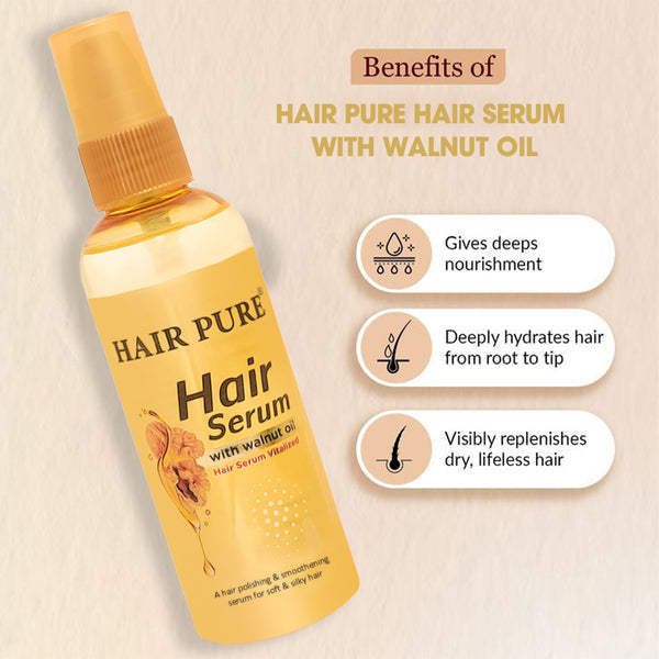 Hair Serum With Walnut Oil - 100 ml – Hair Pure