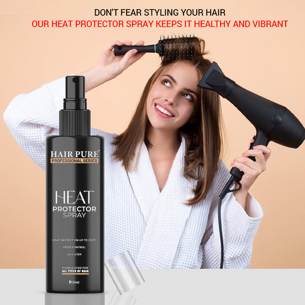 Heat Protector Spray 200ml – Hair Pure